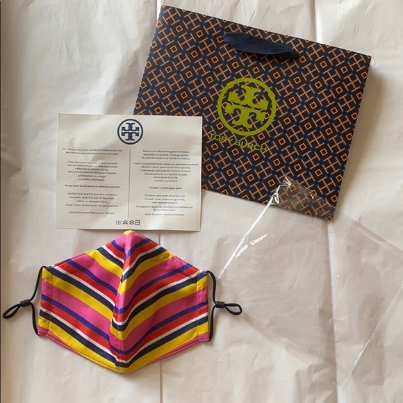 Tory Burch | Accessories | Tory Burch One Print Face Mask Customize Fit ...